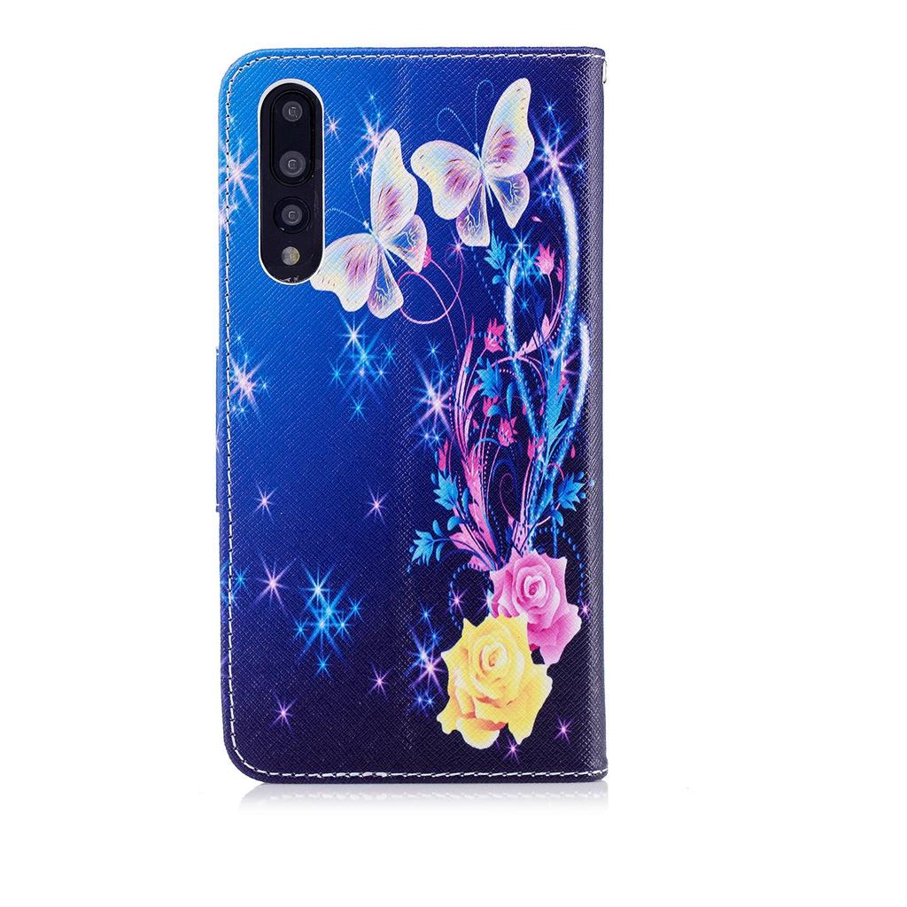 Buy Yellow Flower Butterfly Flip Leather Phone Wallet Kickstand Design ...