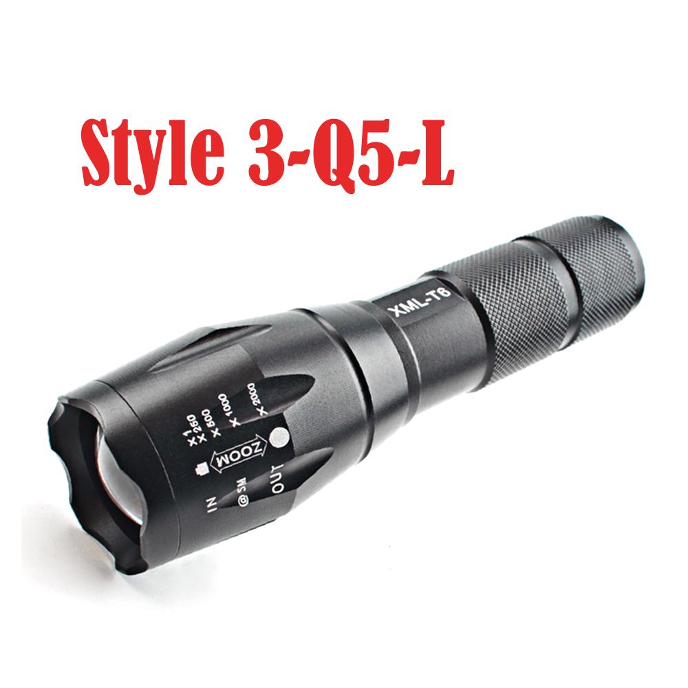 Buy XM-L T6 300000Lumens Led Torch Zoomable LED Flashlight Torch Light ...