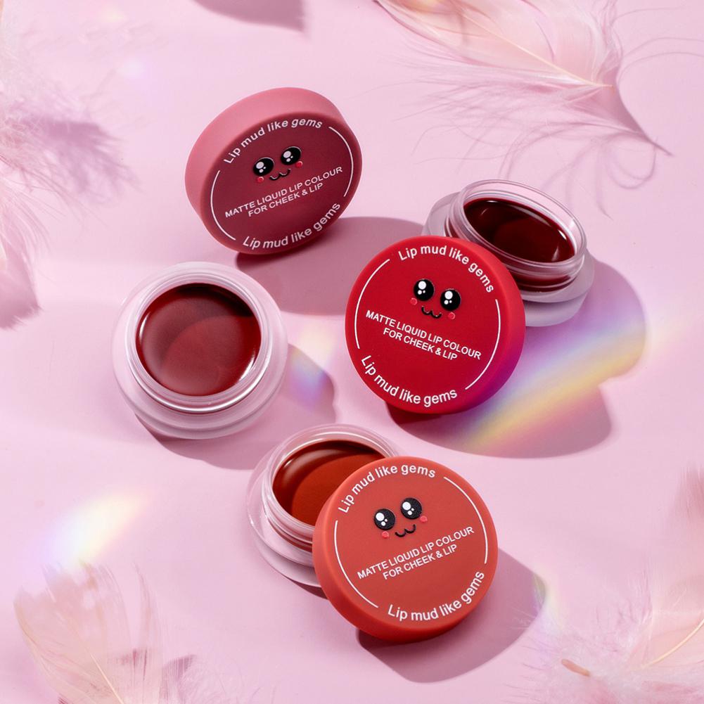 Buy 3 Colors Lip Velvet Lipstick Lip Gloss Long Duration Lip Glaze Lip ...