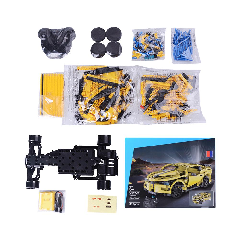 For Double Eagle C51008 Remote Control Building Block Car Wasp Sports ...