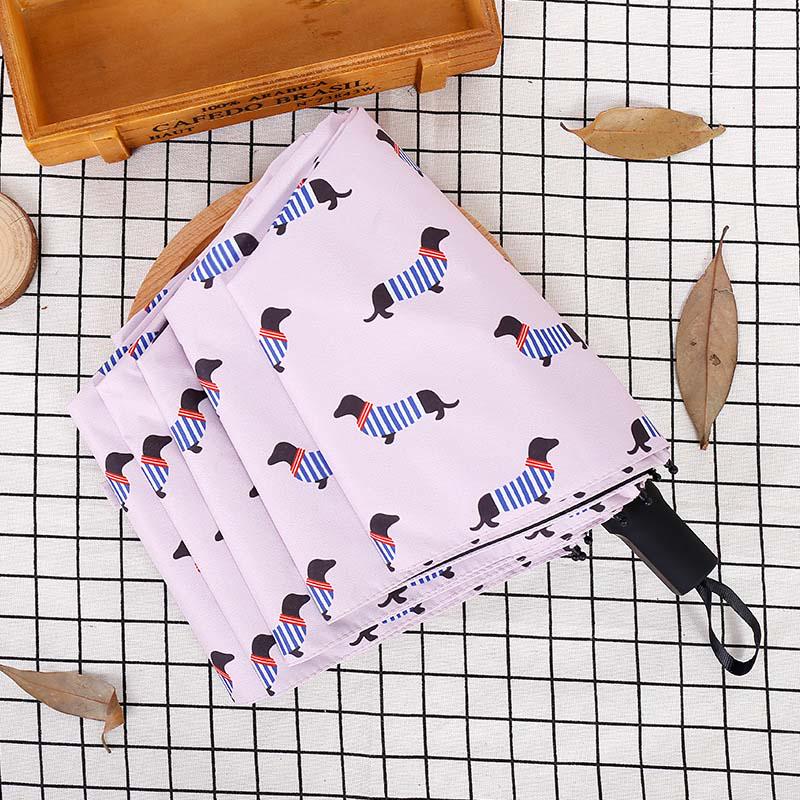 Buy Pocket Umbrella New Arrival Three Folding Fresh Partysu streak Dogs ...