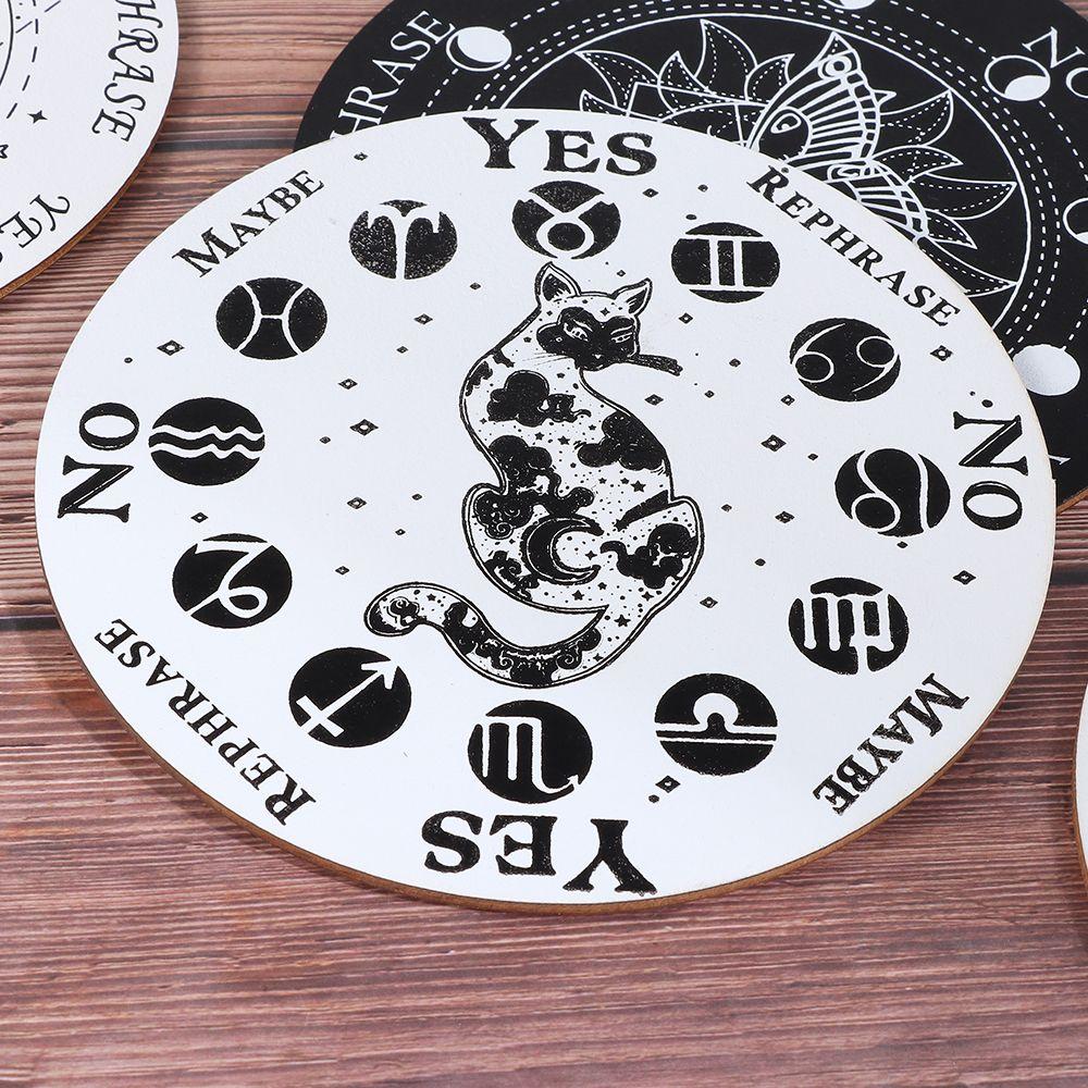 Cheap Sun and Moon Pendant Pendulum Wooden Pendulum Board Black White ...