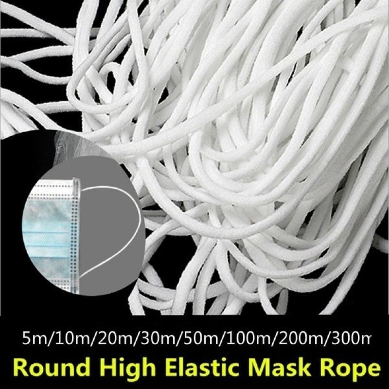 100/200m Elastic Band Apparel Sewing Diy Rubber Band Mask Ear Hanging ...