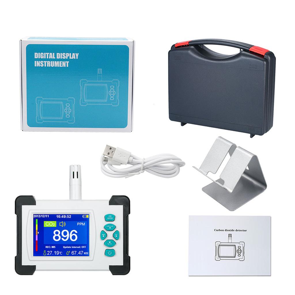 CO2 Meter Medidor Co2 Analyzer Carbon Dioxide Test Instrument Portable ...