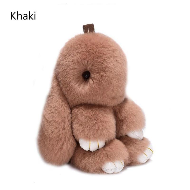 Buy Key Chain Rabbit Car Bag Pendant Couple Keyring Bunny Doll Plush ...