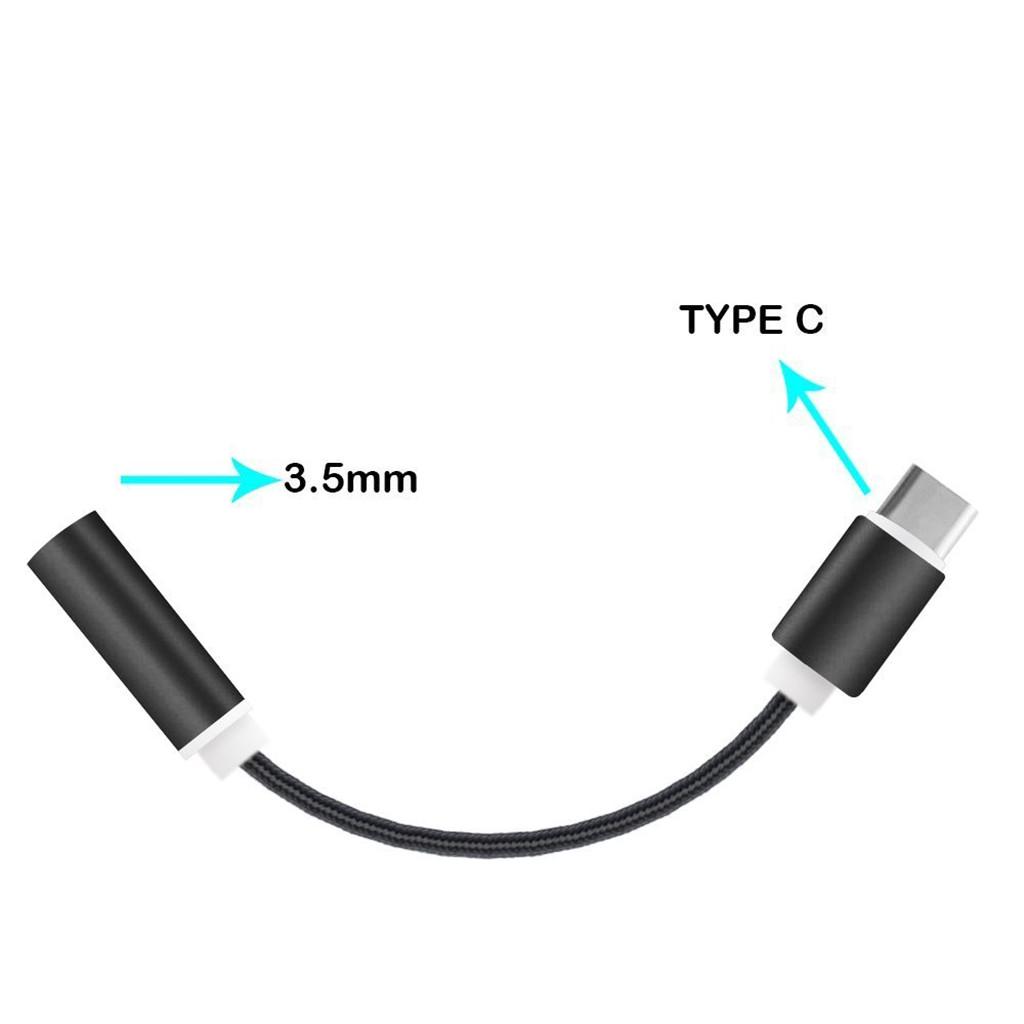 2 Pieces USBC Type C to 3.5 mm Headphone Jack Adapter Earphone Audio ...