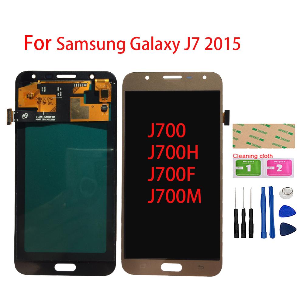 Buy TFT/AMOLED For Samsung Galaxy J7 2015 J700 J700H J700F J700M LCD ...