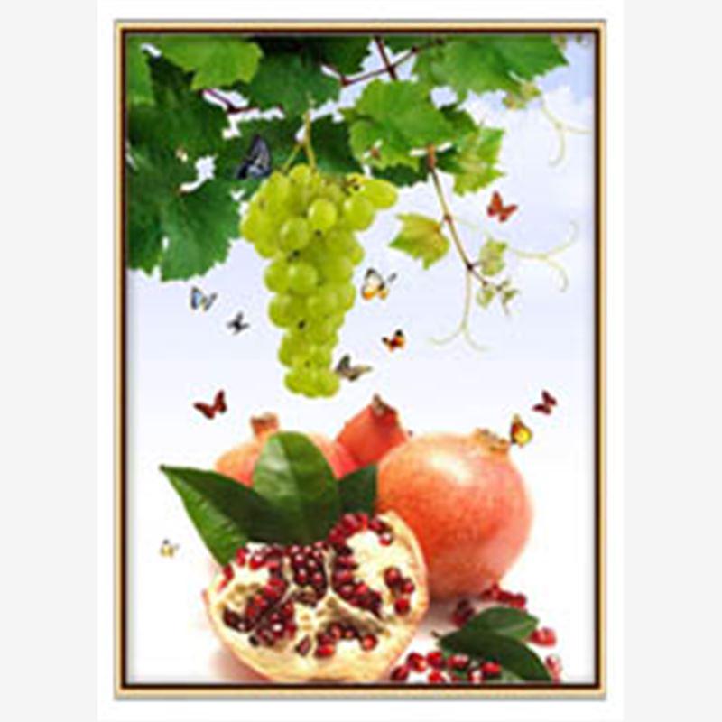 Full Round Diamond 5D DIY Diamond Painting Grapes and Pomegranate ...