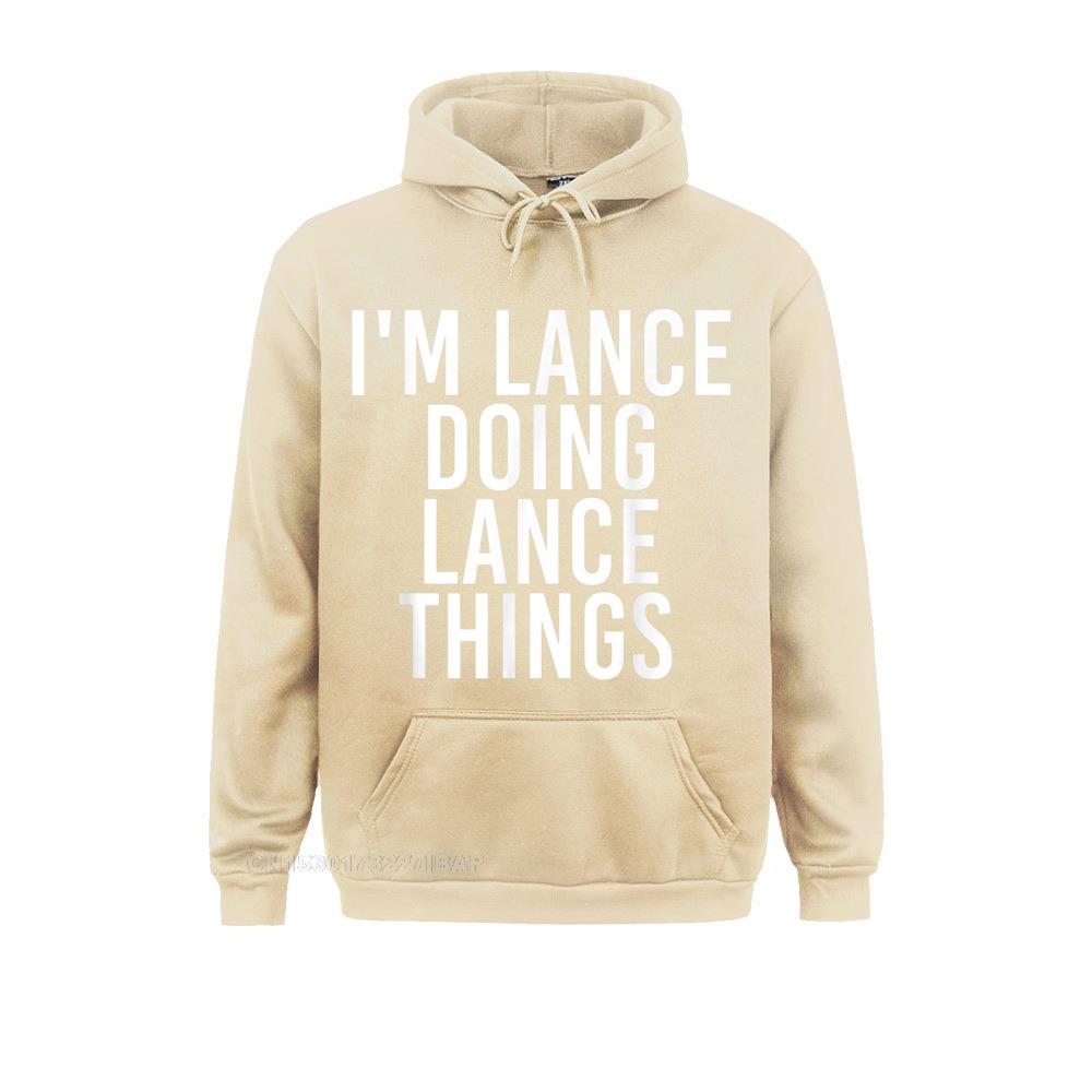 Buy I'm LANCE DOING LANCE THINGS Funny Christmas Idea Hooded Pullover ...