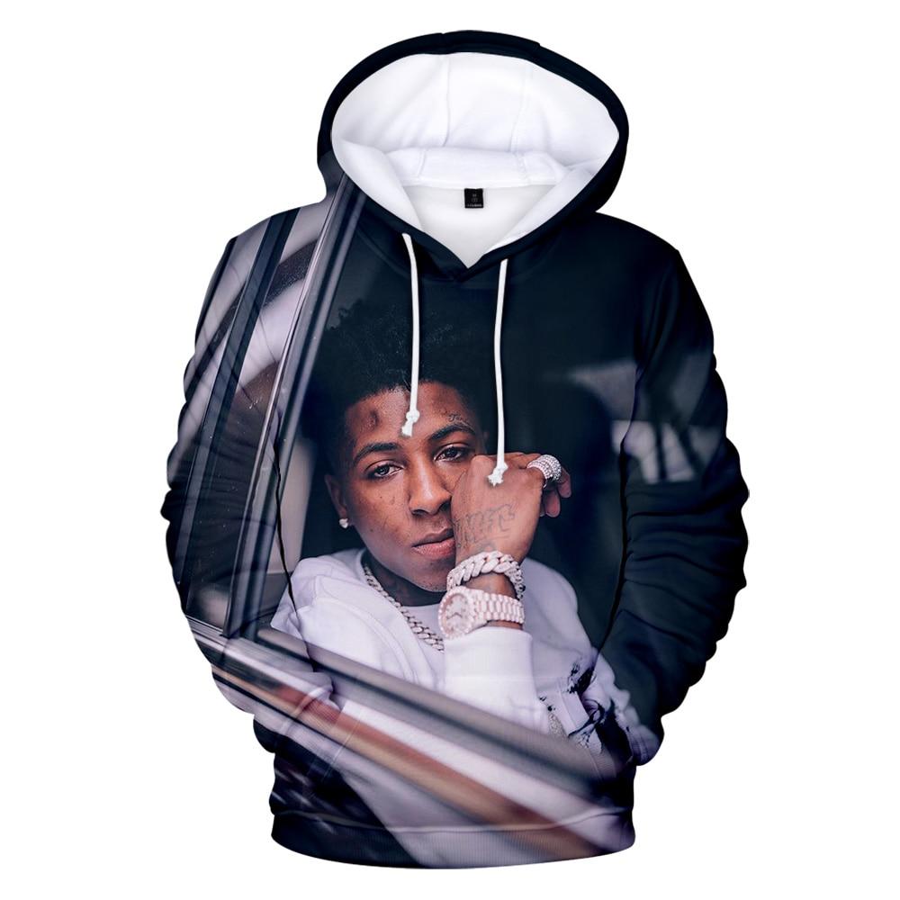 Cheap Blueface Print Hip -Hop Rap Trendy Fashion Street Sweatshirt 3d ...