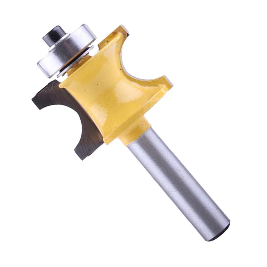 Buy 8mm Shank Bullnose Router Bit C3 Carbide Tipped Woodworking Cutter ...