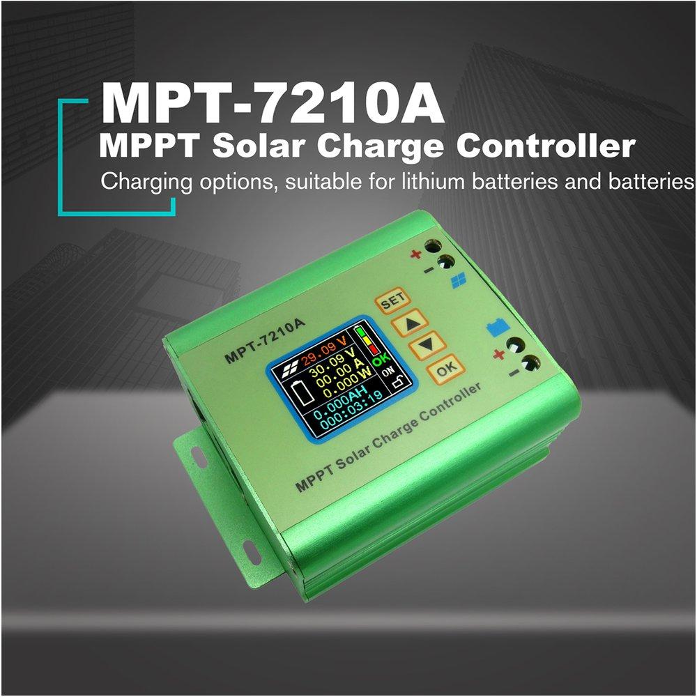 Buy KKII MPT-7210A 24/36/48/60/72V Color LCD DC-DC MPPT Solar Panel ...
