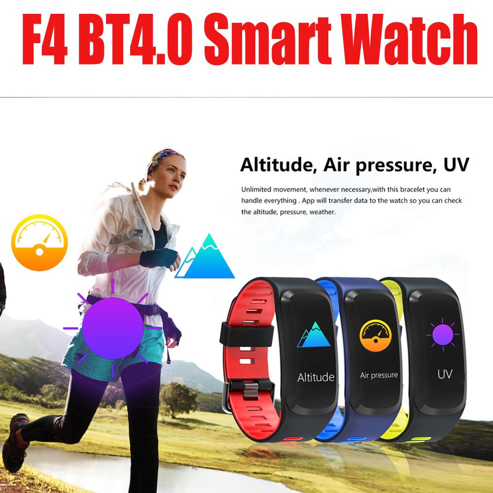 Buy F4 Smart Bracelet Watch Heart Rate Blood Pressure Oxygen Sport ...