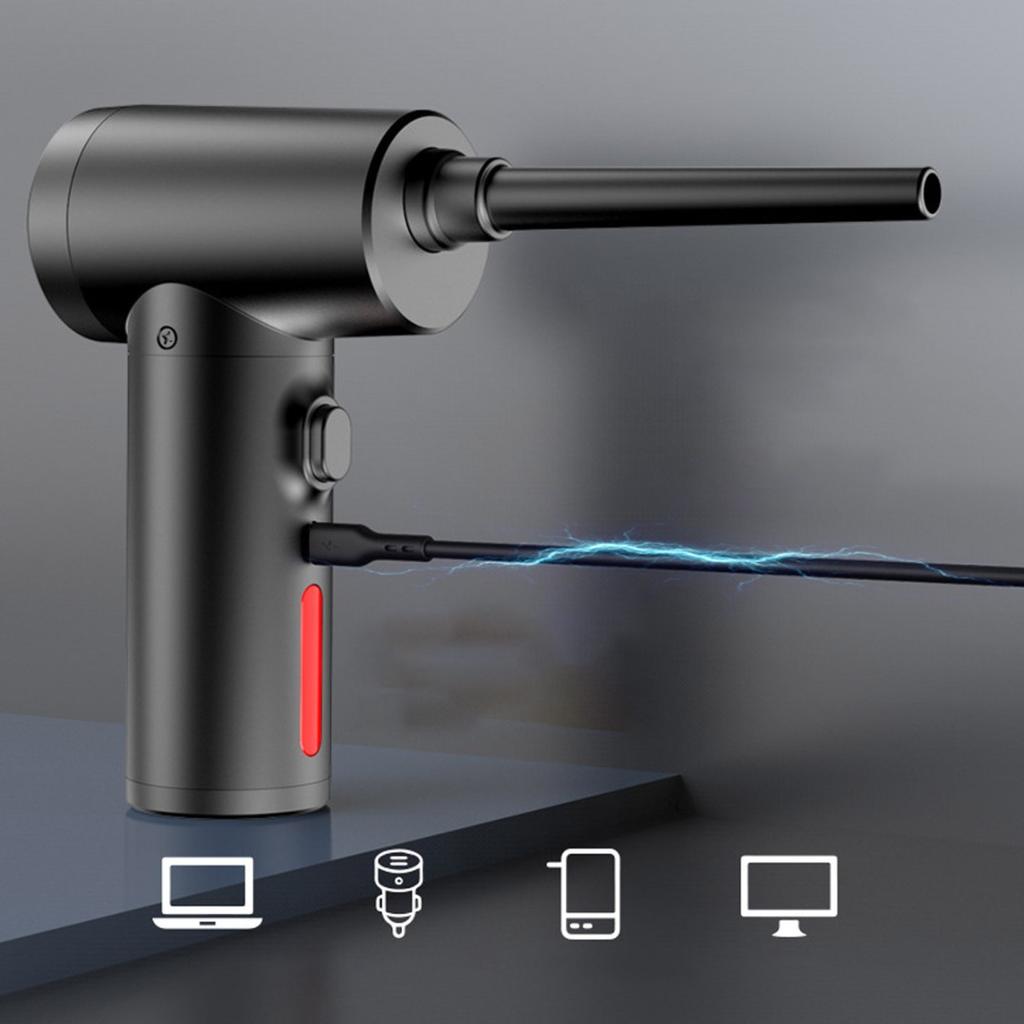 Buy PDTO USB Rechargeable Cordless Air Duster 50000rpm Blower For ...