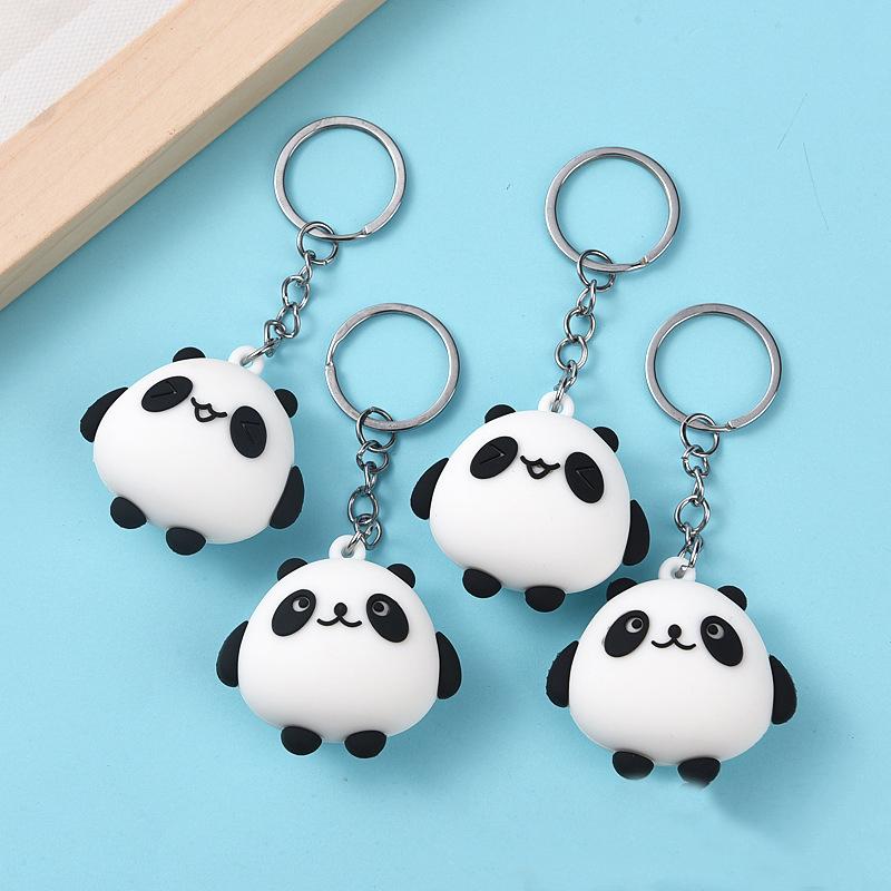 Cute Mini Panda Pendant Keychain Student Couple Personality Bag Pendant ...