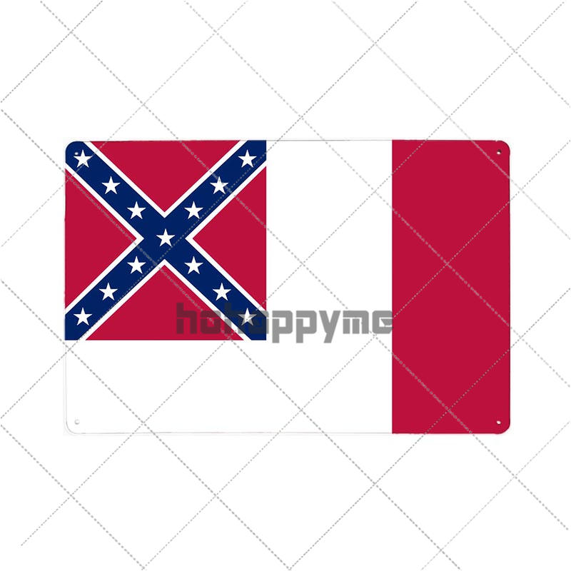 Buy Amerikanska Confederate States Metal Plaque USA CSA Sign Battle ...