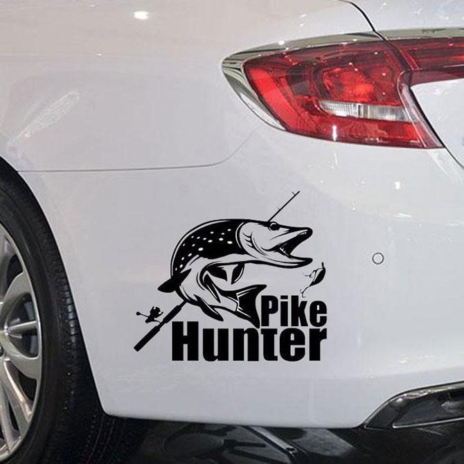 Buy 1PC Fashionable Barracuda Fishing Biting Tuna Car Sticker Laptop ...