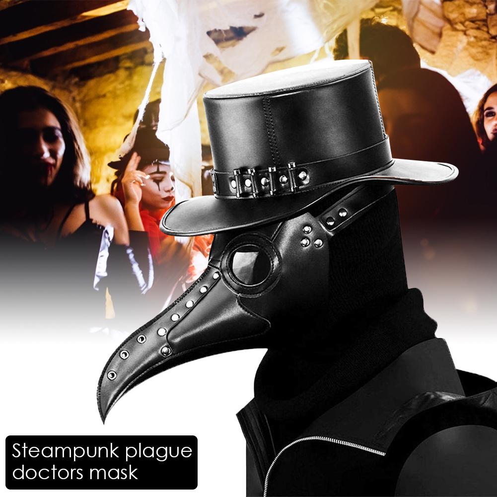 Buy Beak Mask, Plague Doctor Bird hood, proboscis, gothic steampunk ...
