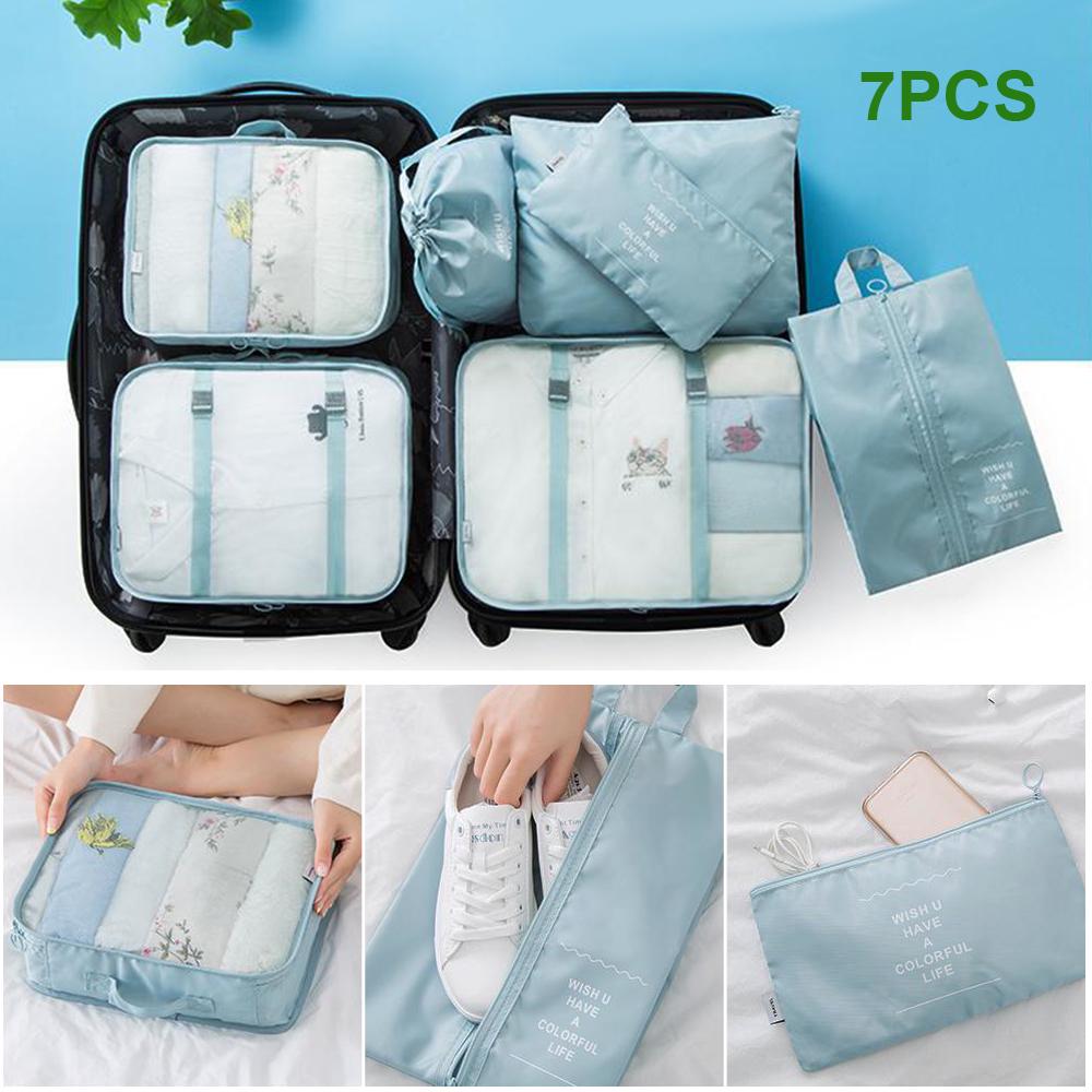 7pcs /Set Travel Storage Bag Luggage Storage Bag Travel Sorting Bag-buy ...