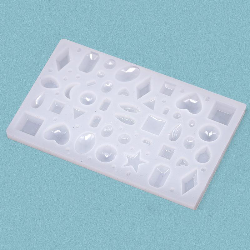 Cheap UV Resin Jewelry Liquid Silicone Mold Heart Diamond Shape Moon ...