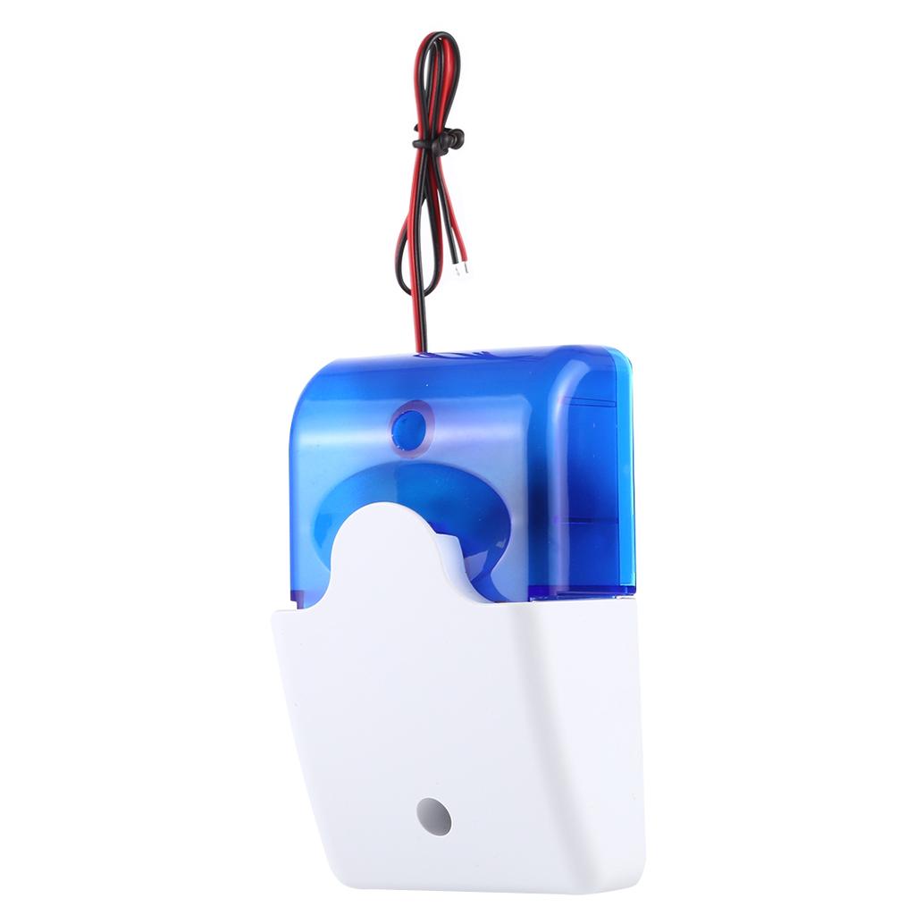 Buy 103 Mini Strobe Siren Durable Home Security Alarm System (Blue) at ...