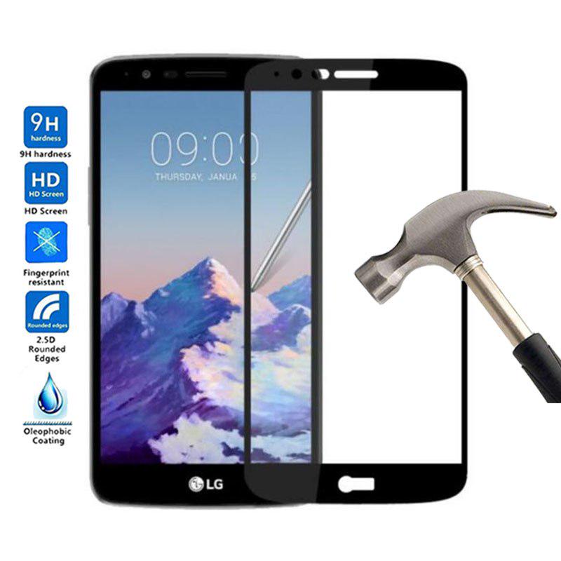 Full Cover Tempered Glass Screen Protector For LG Stylus 3 M400 DK ...