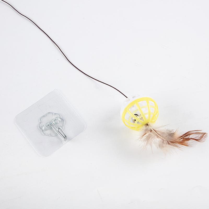 Buy Bell Butterfly Fur Ball Feather Ribbon Cat Toy Cat Scratch Rope ...