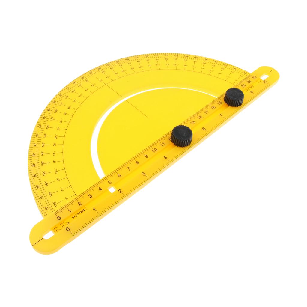 Buy Plastic Protractor 0180Degree Angle Finder Gauge Rotation Ruler ...