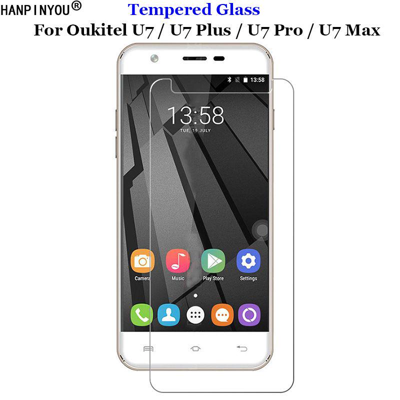 Buy For Oukitel U7 / Plus / Pro / Max Clear Tempered Glass 9H 2.5D ...