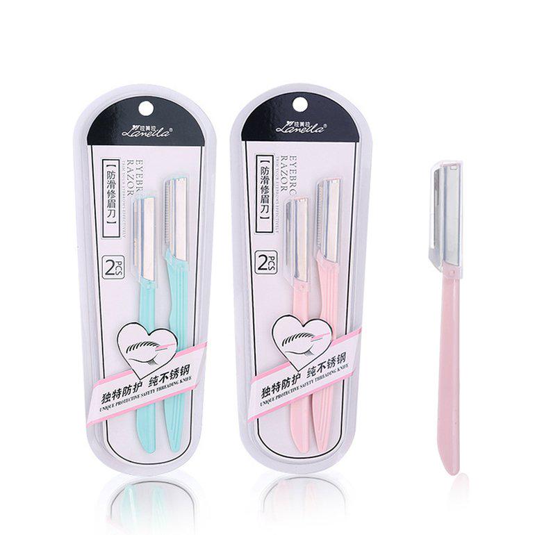 Buy Portable Eyebrow Shaping Knife Stainless Steel Scraping Eyebrow ...