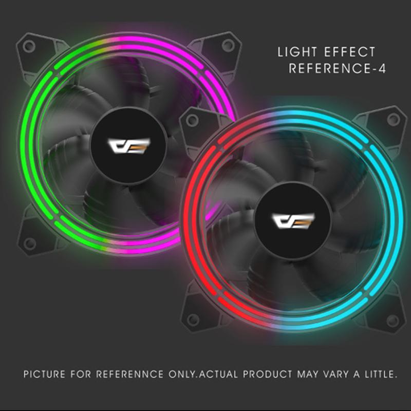 DarkFlash CF11 Pro RGB PC Kılıf Fanı 120mm Bilgisayar Kasası CPU ...