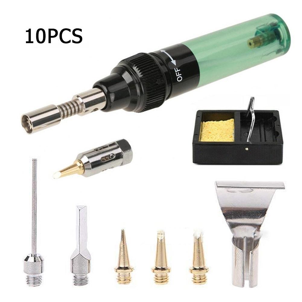 Buy 1*Butane Gas Soldering Iron Kit Welding-Set-Torch Pen Electronic ...