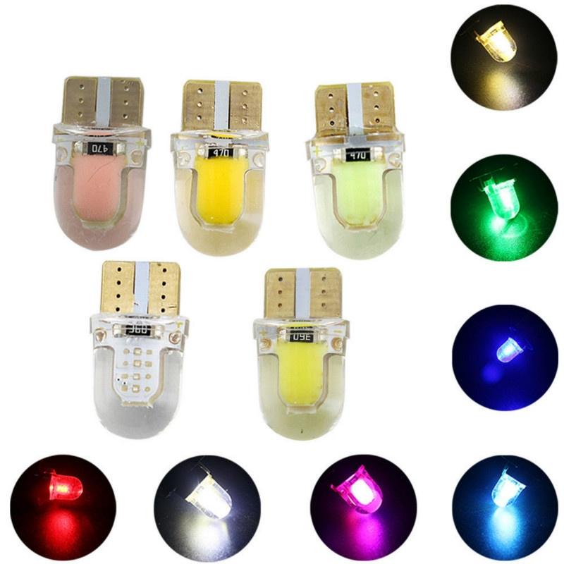 Buy 1pcs Car LED T10 194 W5W COB+Silicone Shell LED Lights Car Side ...