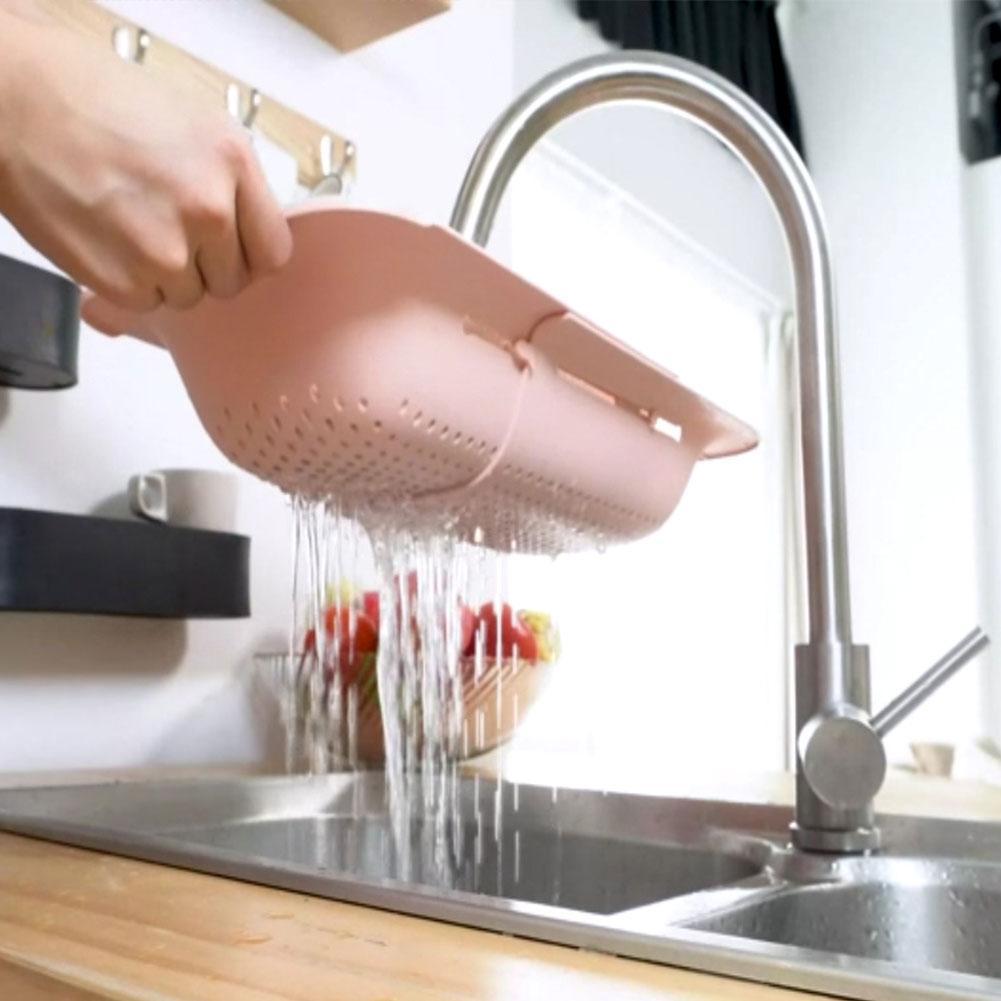 Buy Kitchen Sink Strainer Basket Drainer Shelf For Home Storage Fruit ...