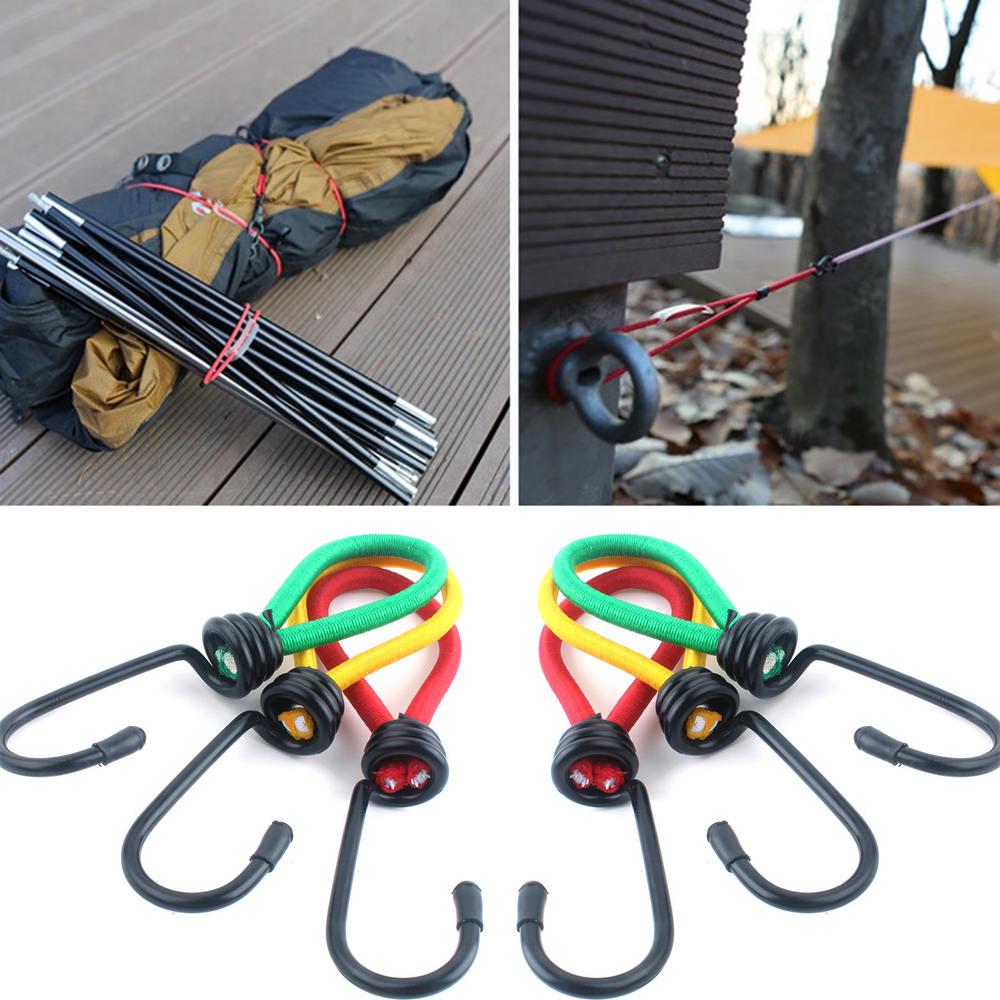 Buy 6Pcs Camping Tent Rope Buckle With Elastic Line Hook Camping Canopy ...