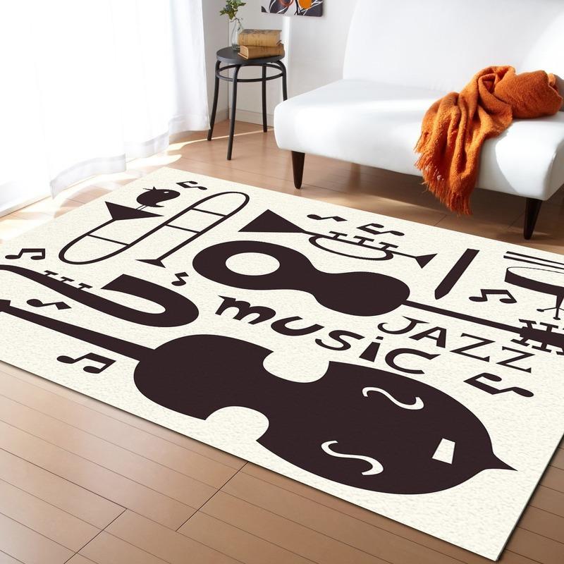 Cheap Drums and lutes music themed eddy rugs bedroom rugs music design ...