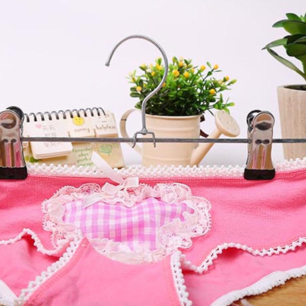 Buy Stainless Steel Pants Skirt Hangers Trouser Stand Holder A6P1 at ...