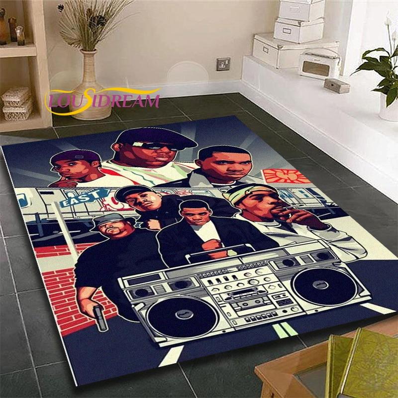 Cheap Hip-hop Music Star Rectangle Rug, Hip-hop Music Star Area Rug,Hip ...