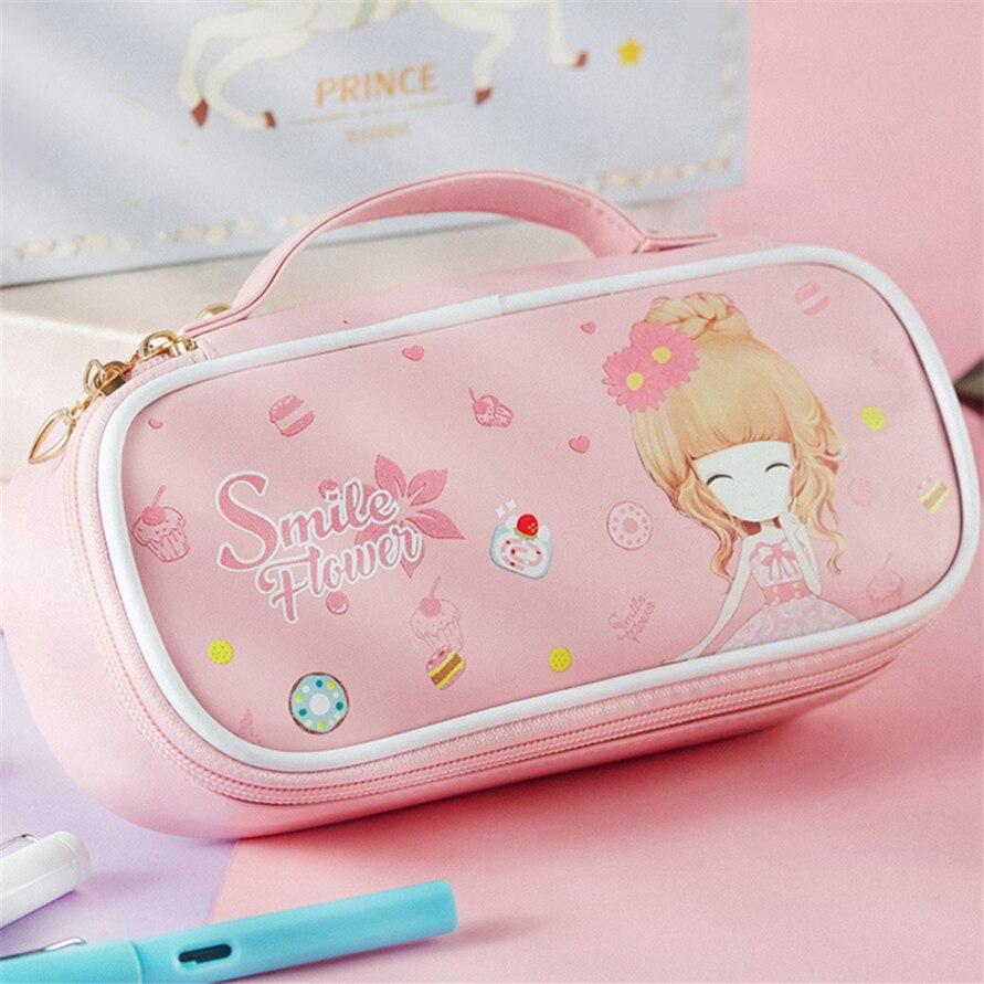 Cheap Girls Pencil Cases Cute Pencilcase Stationery 4 Layer Children's ...