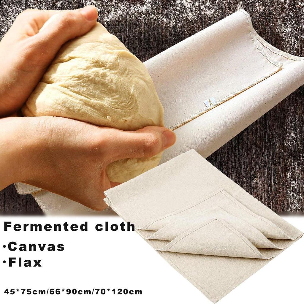Satın alın Thick Fermented Linen Cloth Proofing Dough Bakers Pans Bread ...