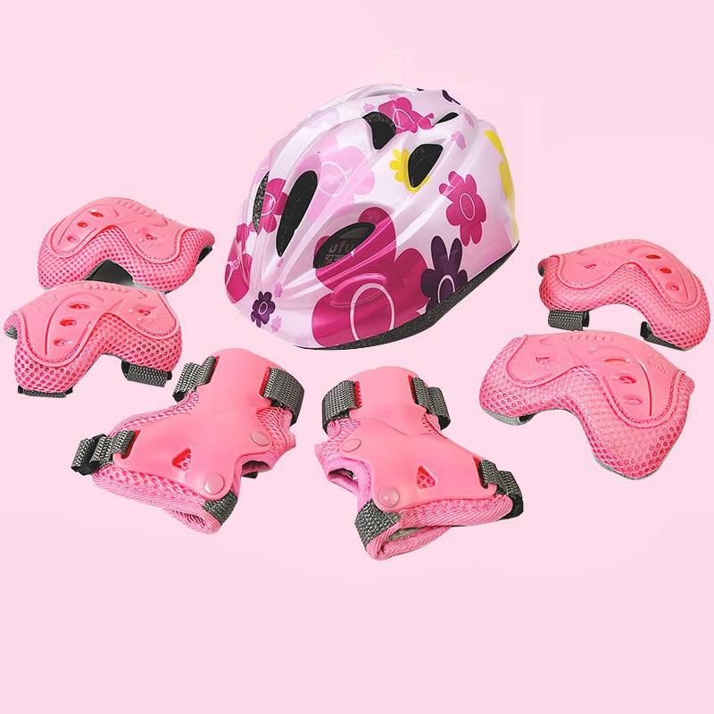 Buy Children Riding Protective Gear Sets Elbow Knee Pads Wrist ...