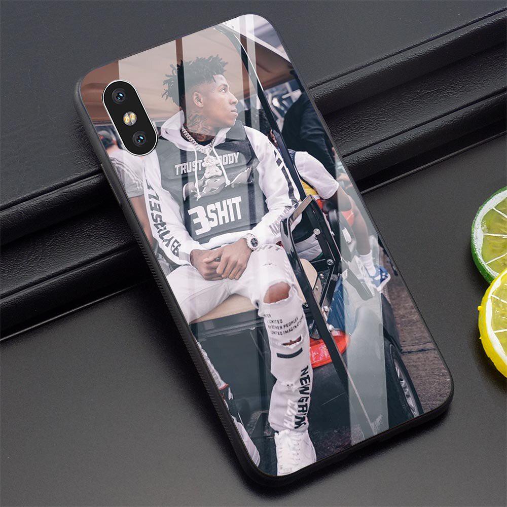 Buy Youngboy Nba Tempered Glass Phone Case for iPhone X Xs XR 11 Pro ...