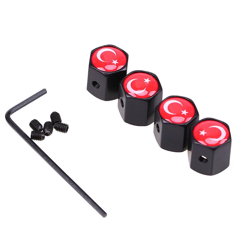 Buy 4pcs Stainless Steel Car Wheel Tire Tyre Valves Caps Turkey/UK ...