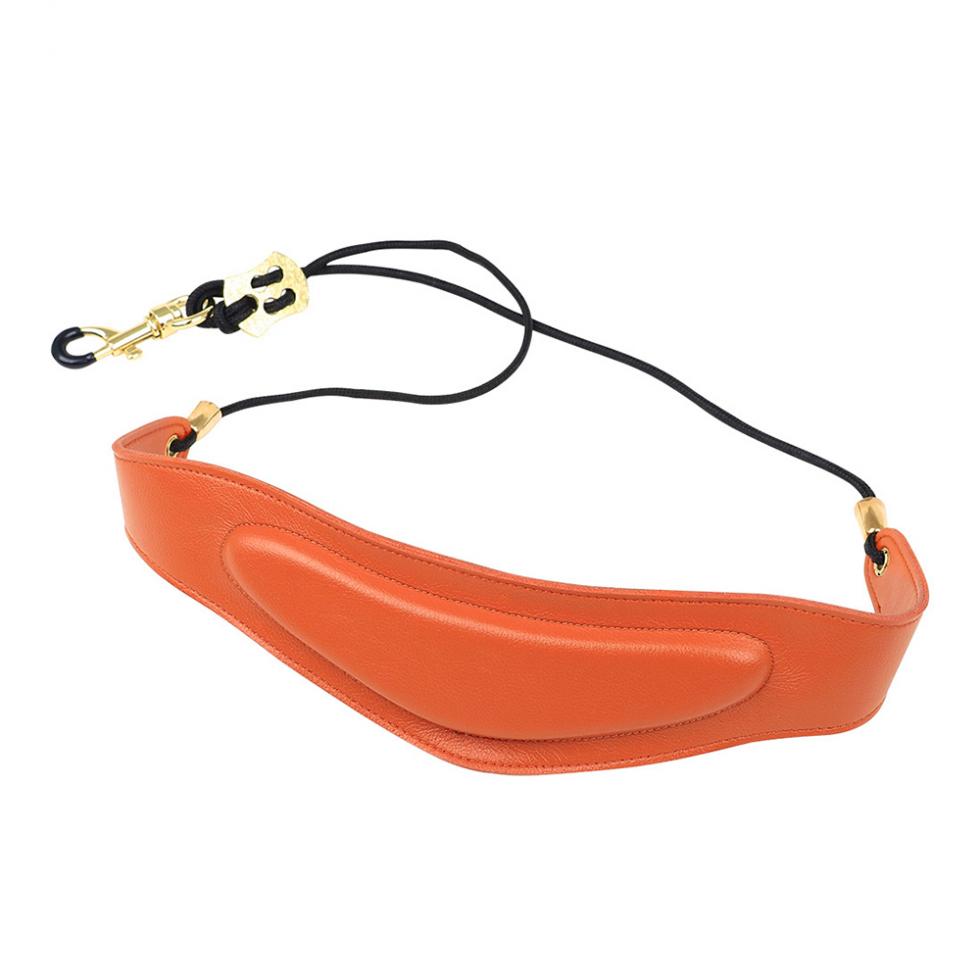 Cheap SLADE Leather Adjustable Saxophone Neck Strap with Brass Steel ...