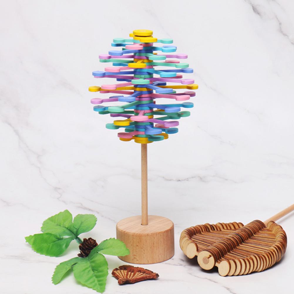 Buy Genuine Wooden Rotating Lollipop Style Fibonacci Series Innovetive ...