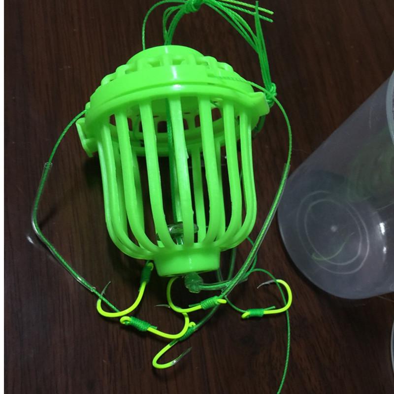 Luminous Creative Outdoor Cages Trap 6 Hook Glow In The Dark Fishing ...