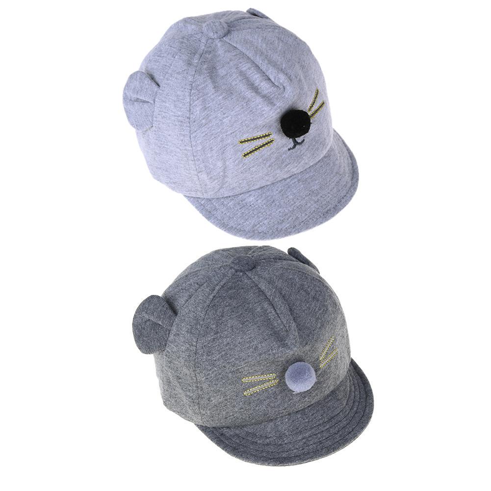 Buy New Baby Hat Cartoon Cat Design Kids Baseball Cap Boys Girls Sun ...