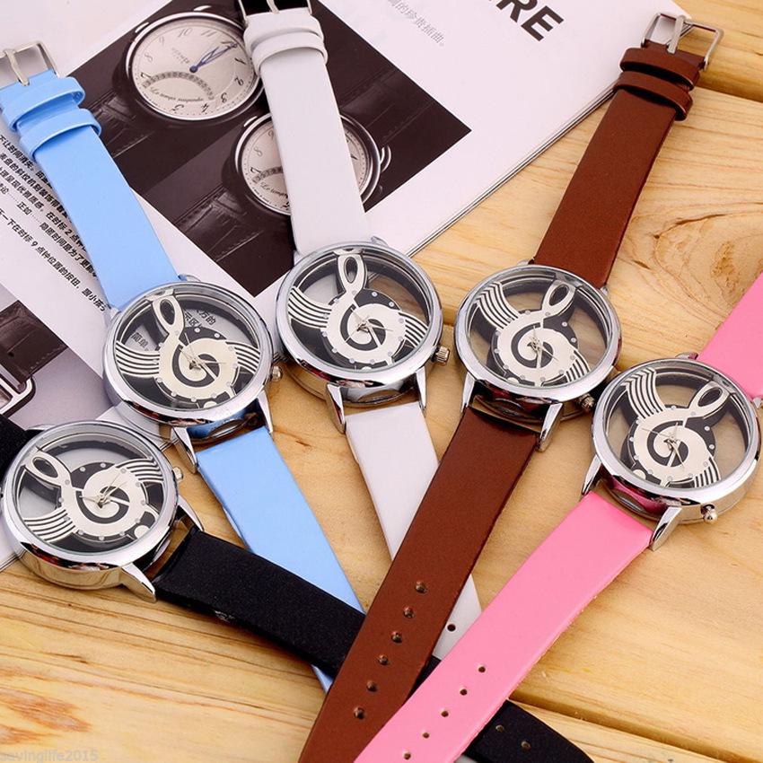 Buy Musical Note Belt Men's and Women's Watches Fashion Watches Simple ...