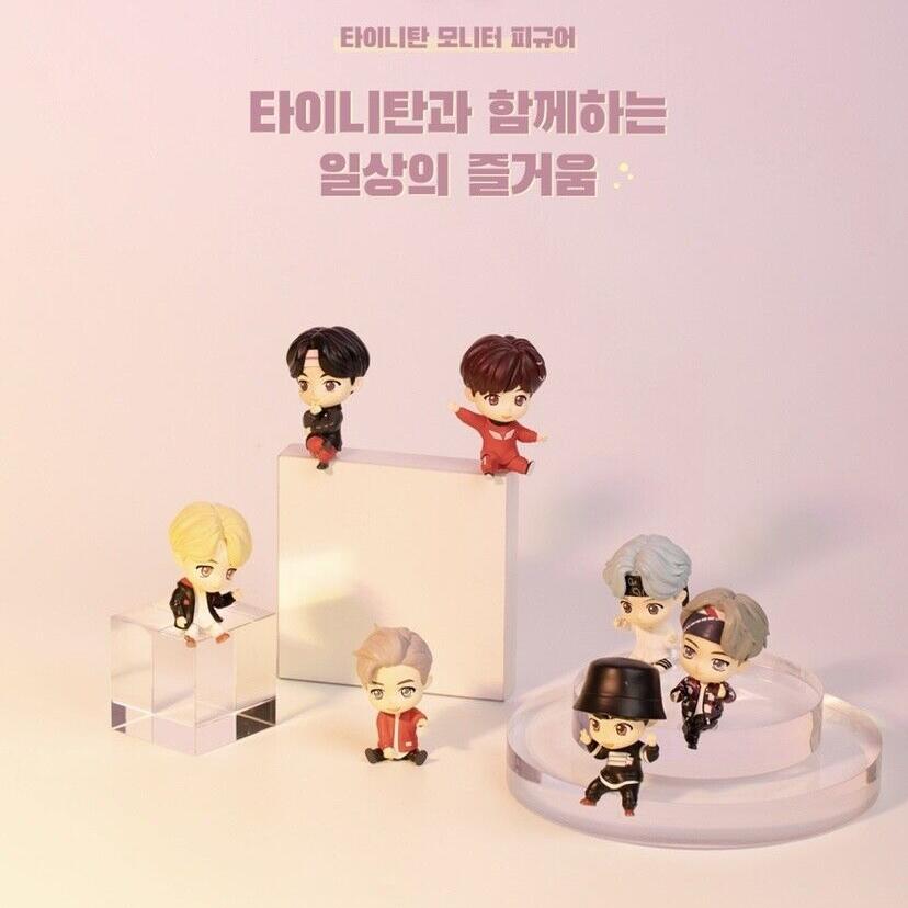 Buy BTS TinyTAN MIC Drop Characters Monitor/Desktop Mini Figures at affordable prices — free ...