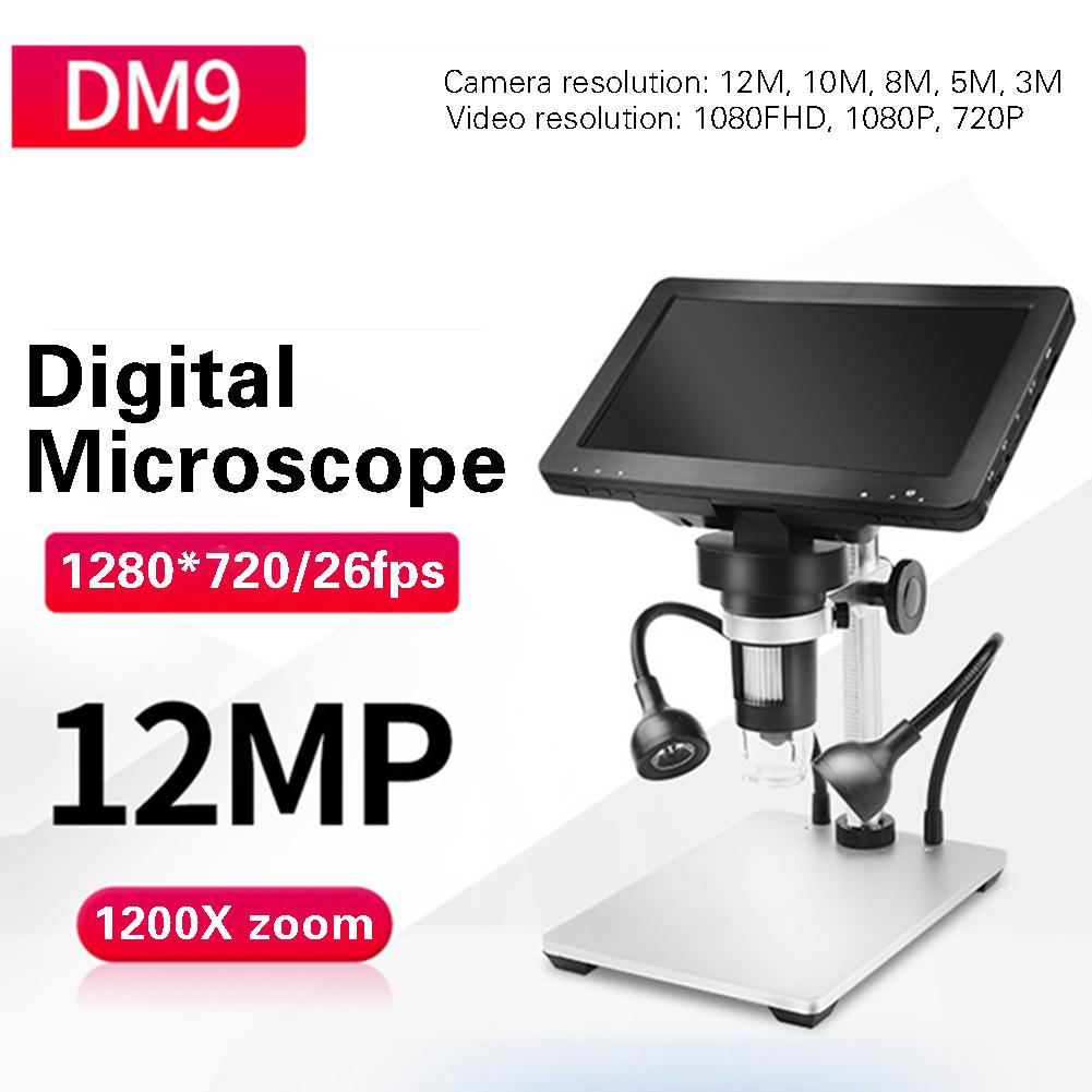 Buy DM9 Digital Microscope with 7 Inch Adjustable Display 1080p Full HD ...